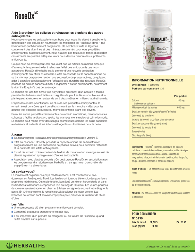 RoseOxMC - MyHerbalife.com