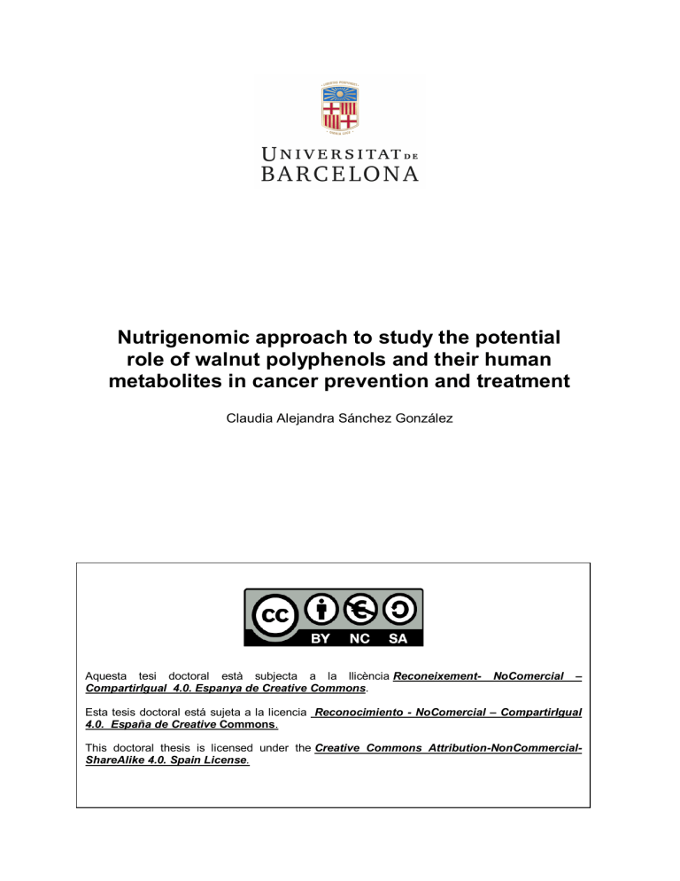 Nutrigenomic approach to study the potential